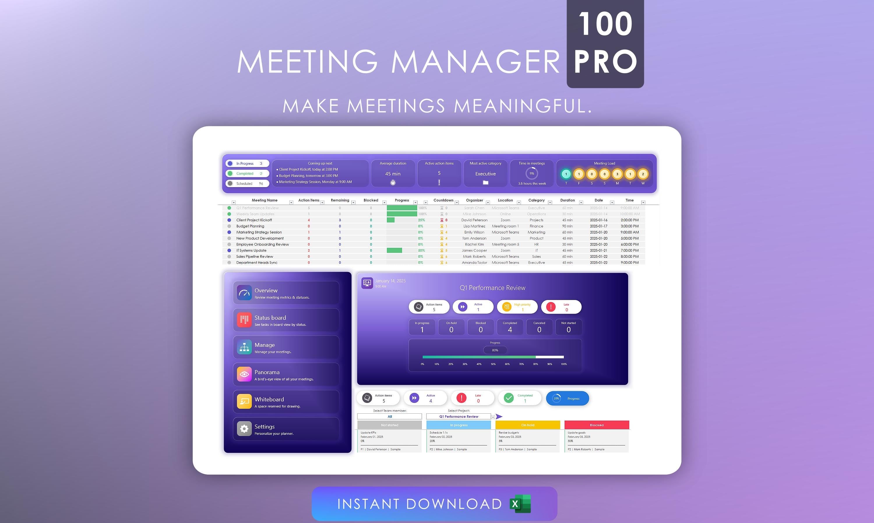 Meeting Manager 100 Pro – Bobcat Planners