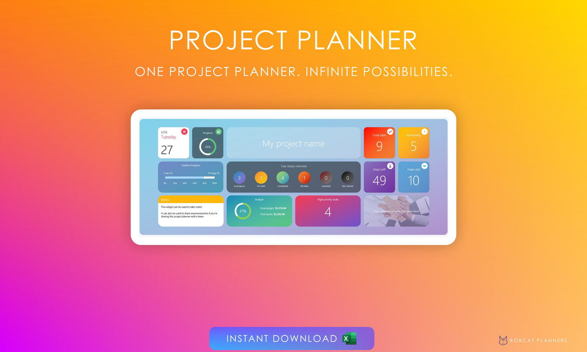 Project Planner – Bobcat Planners