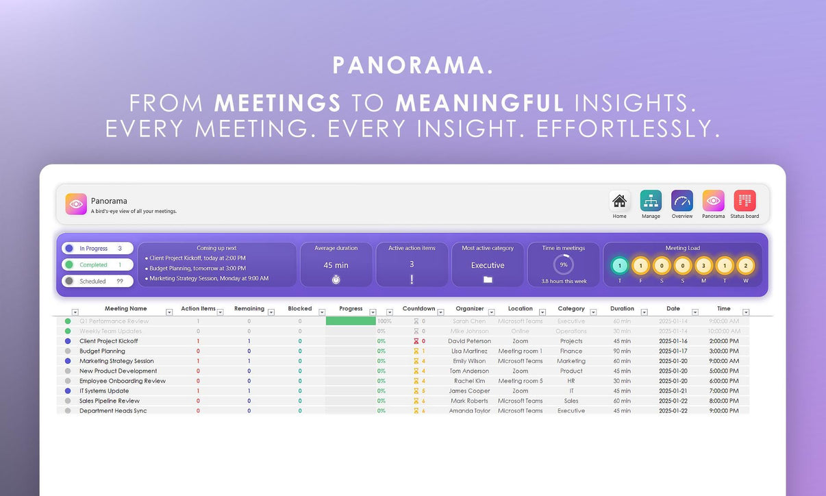 Meeting Manager 100 Pro – Bobcat Planners